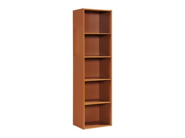 Click here for Hodedah 5-Shelf Bookcase in Cherry prices