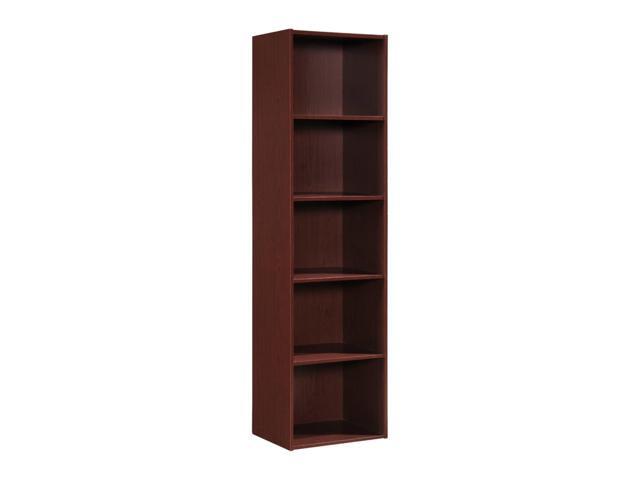 Click here for Hodedah 5-Shelf Bookcase in Mahogany prices