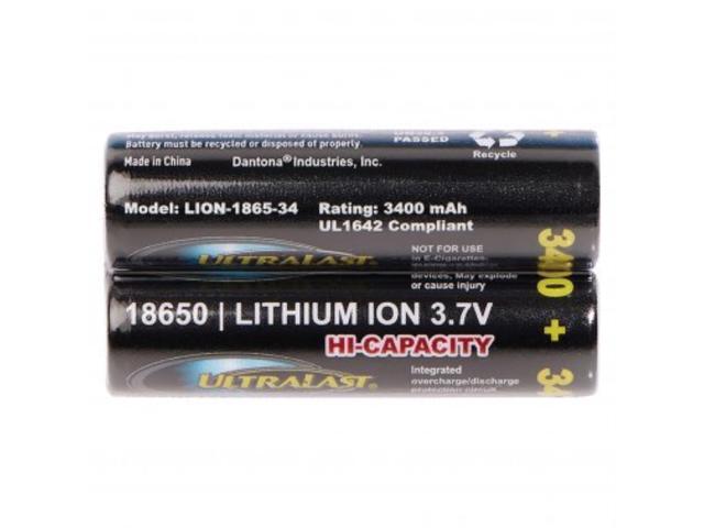 Click here for Ultralast UL1865-34-2P 3 400 mAh 18650 Retail Blis... prices