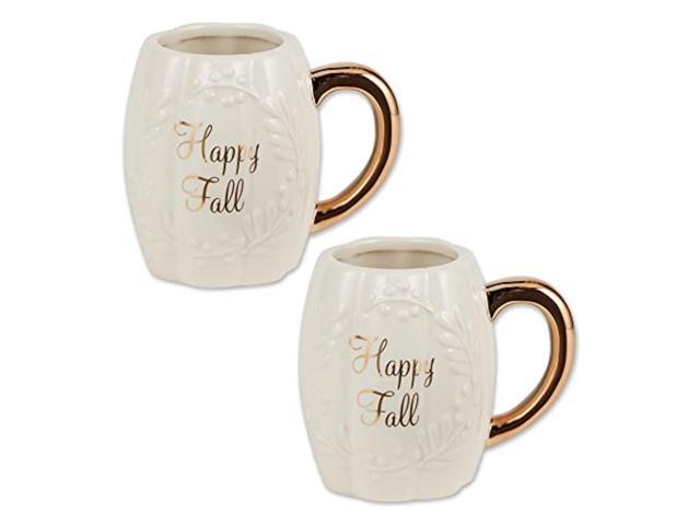 Click here for DII Happy Fall Pumpkin Ceramic Mug (Set Of 2) prices