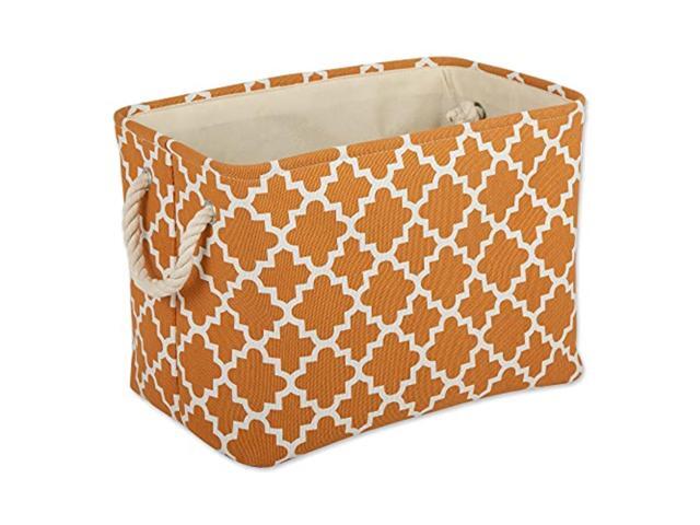 Click here for DII Polyester Bin Lattice Pumpkin Spice Rectangle... prices