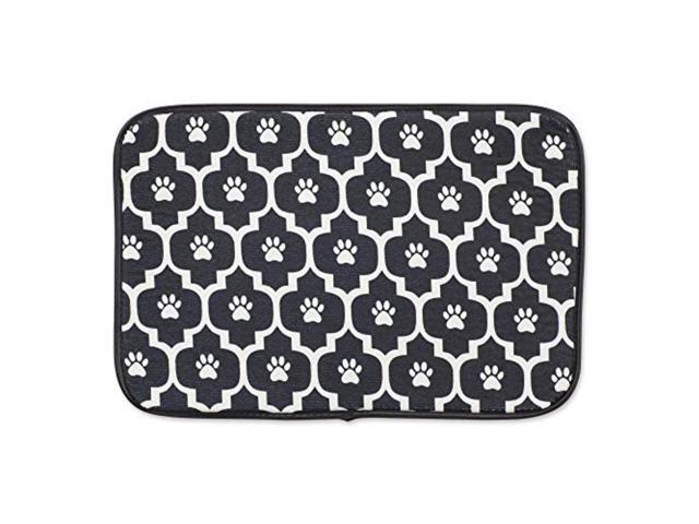 Click here for Black and Off White Lattice Paw Pet Mat prices