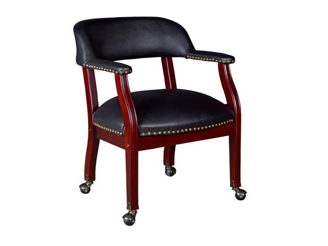 Click here for Ivy League Captain Chair with Casters- Black prices