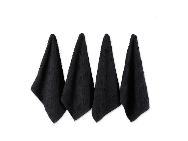 Click here for DII Black Chevron Luxury Barmop (Set of 4) prices