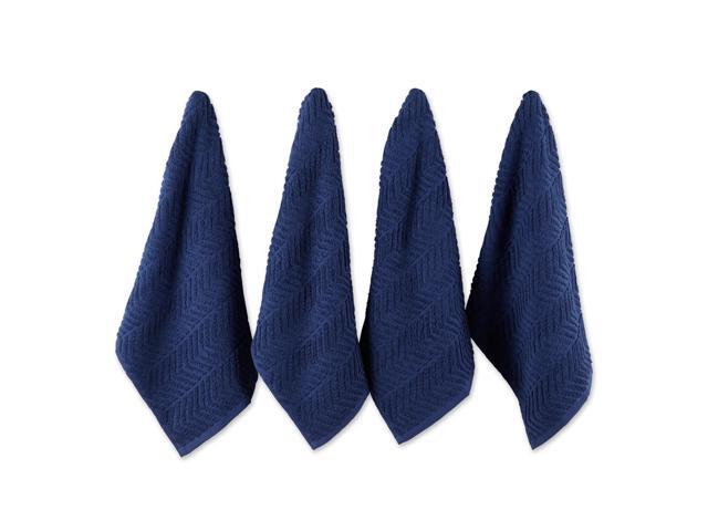 Click here for DII Nautical Blue Chevron Luxury Barmop (Set of 4) prices