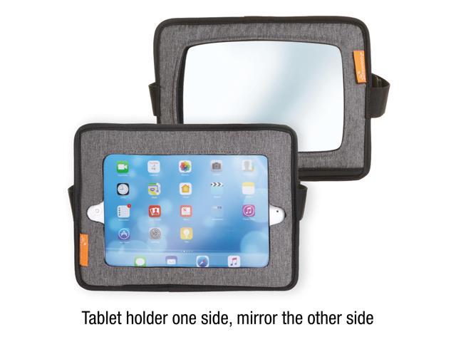 Click here for Car Back Seat Tablet Holder & Mirror Grey prices