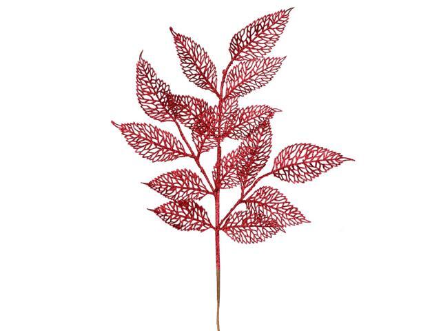 Click here for 22 Burgundy Glittr Bay Leaf Spray 12/Bx prices