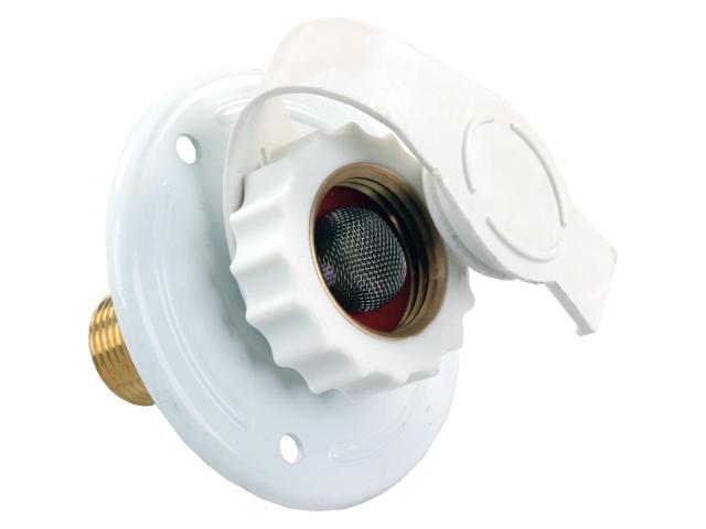 Click here for JR Products 62165 White Aluminum City Water Flange... prices