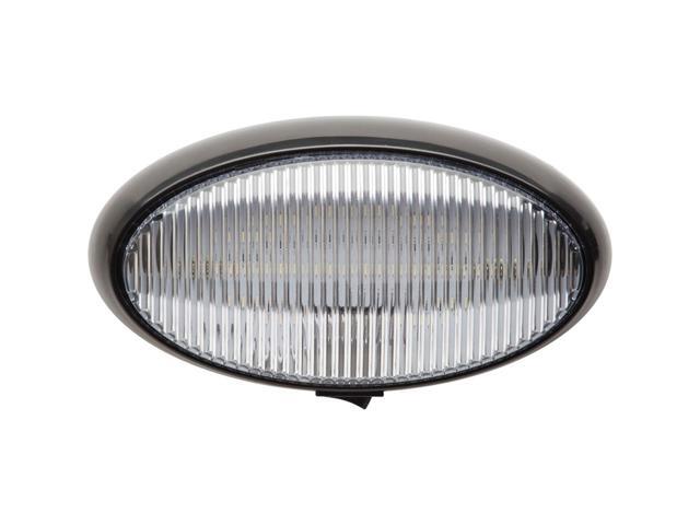 Click here for Optronics RVPLL11CFS LED Oval Porch Light - Black... prices