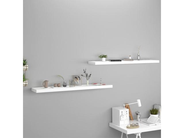 Click here for vidaXL Floating Wall Shelves 2 pcs White 47.2x9.3x... prices