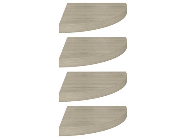 Click here for vidaXL Floating Corner Shelves 4 pcs Oak 13.8x13.8... prices