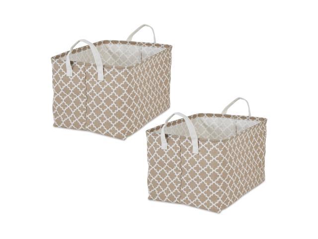 Click here for DII PE-Coated Cotton Polyester Laundry Bin Lattice... prices