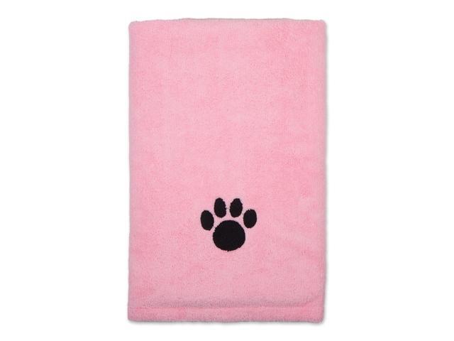 Click here for DII Pink Embroidered Paw Pet Towel prices