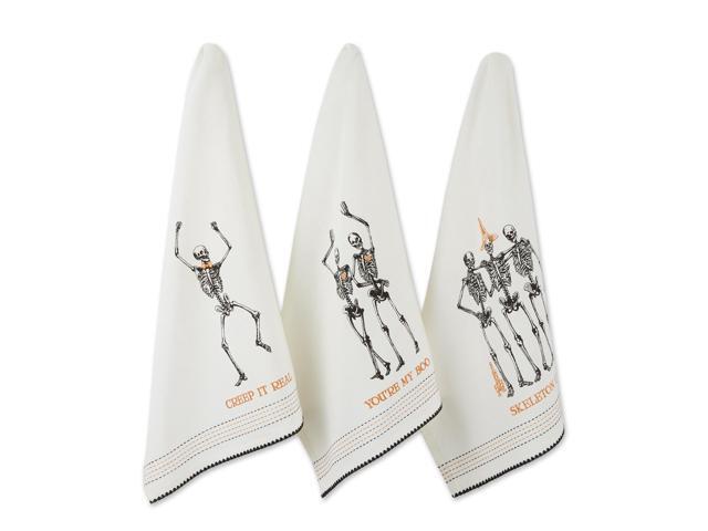 Click here for DII Asst Skeletons Printed Dishtowel (Set Of 3) prices