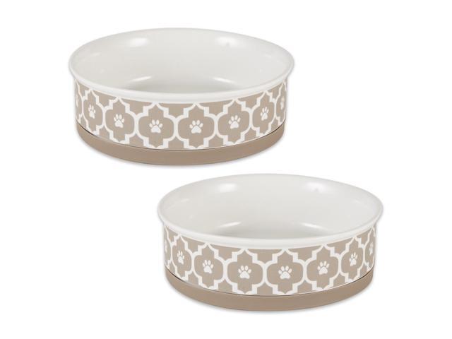 Click here for DII Pet Bowl Lattice Stone Large 7.5Dx2.4H (Set of... prices