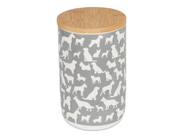 Click here for DII Dog Show Gray Ceramic Treat Canister prices