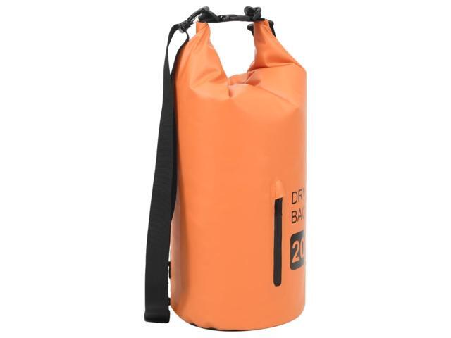 Click here for vidaXL Dry Bag with Zipper Orange 5.3 gal PVC prices