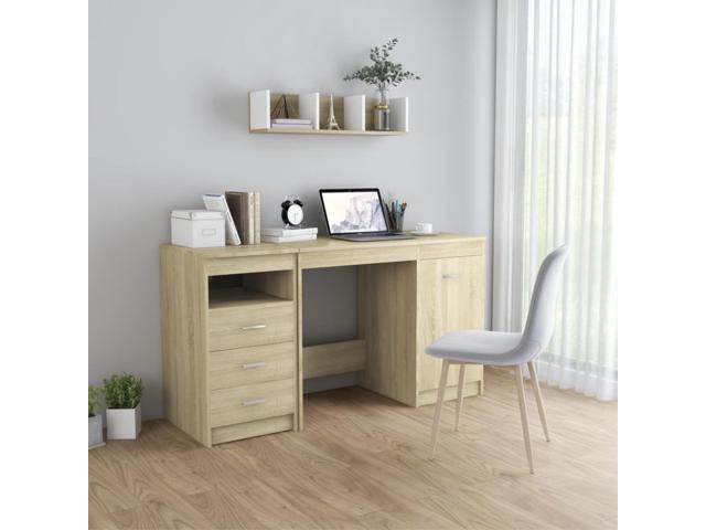 Click here for vidaXL Desk Sonoma Oak 55.1x19.7x29.9 Chipboard prices
