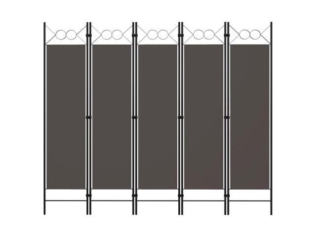 Click here for vidaXL 5-Panel Room Divider Anthracite 78.7x70.9 prices