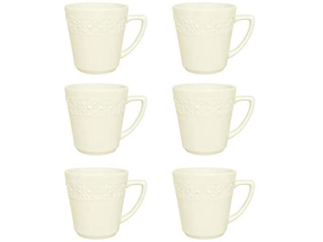 Click here for Daily Mendi 6 Mugs (12.17 oz.) in Ivory prices