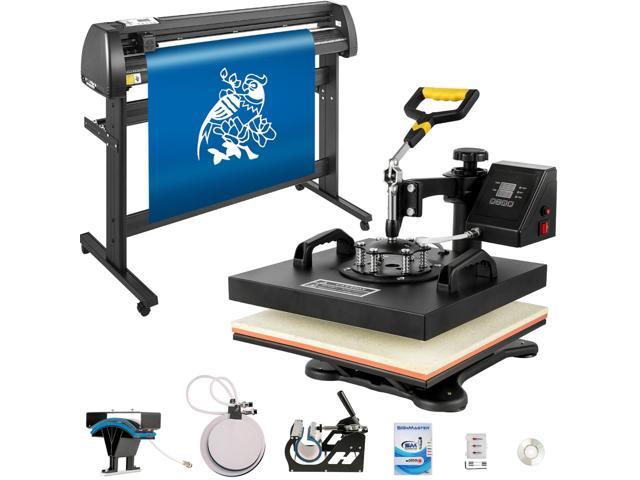 Click here for VEVOR 5 In1 Heat Press 15x15 Vinyl Cutter Plotter... prices
