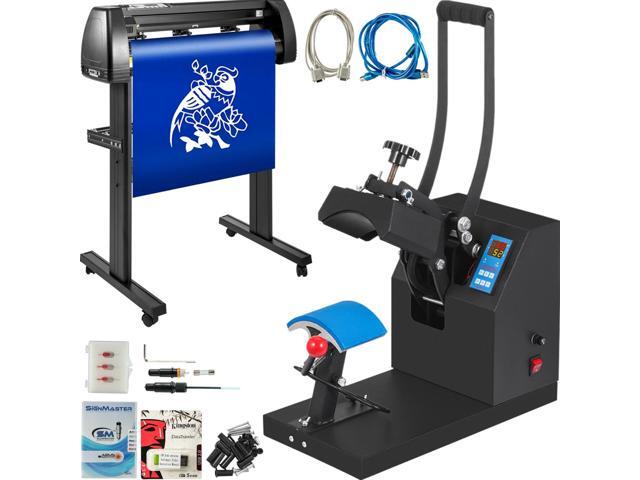 Click here for VEVOR Heat Press Hat Cap 5.5x3.5 + Vinyl Cutter Pl... prices