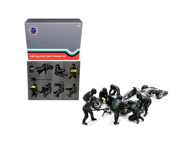 Click here for Formula One F1 Pit Crew 7 Figurine Set Team Black... prices