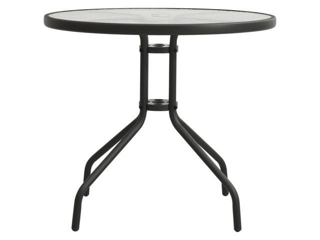 Click here for vidaXL Bistro Table Anthracite 31.5x28 Steel prices
