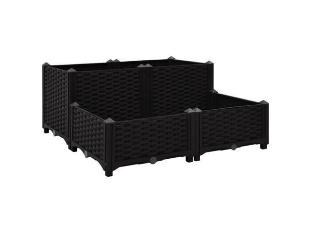 Click here for vidaXL Raised Bed 31.5x31.5x15 Polypropylene prices