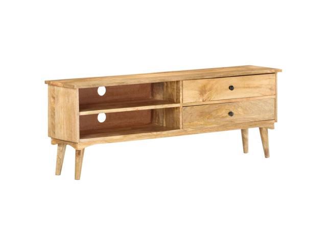 Click here for vidaXL TV Cabinet 55.1x11.8x19.7 Solid Mango Wood prices