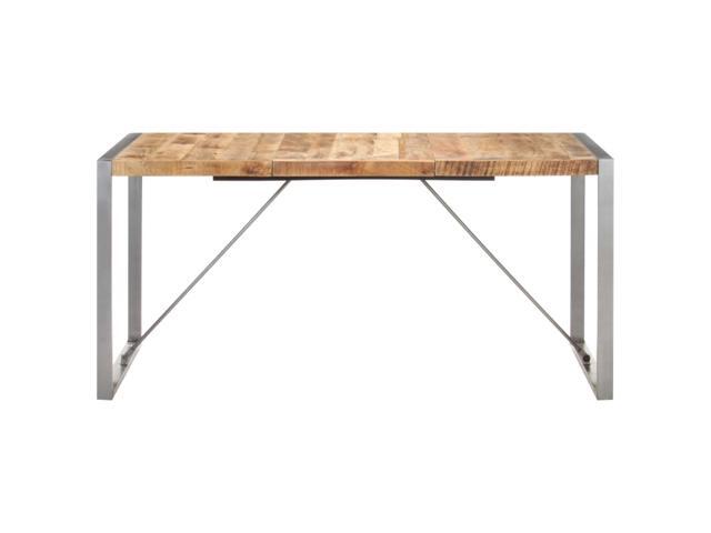 Click here for vidaXL Dining Table 63x31.5x29.5 Solid Rough Mango... prices