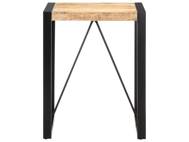 Click here for vidaXL Dining Table 23.6x23.6x29.5 Solid Rough Man... prices