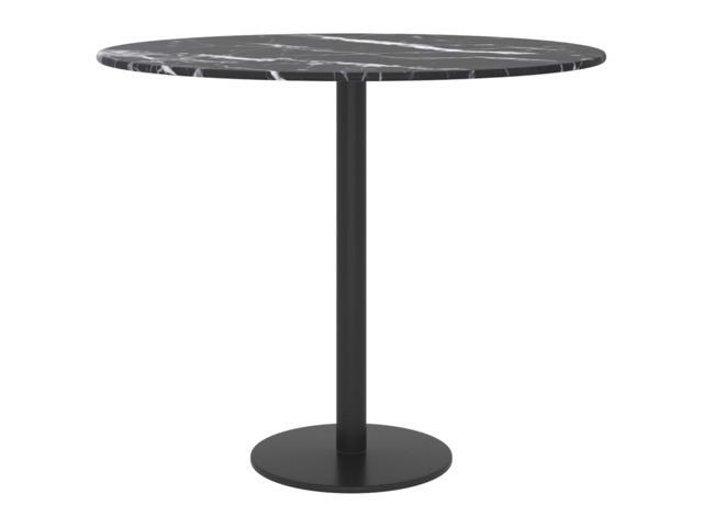 Click here for vidaXL Table Top Black 11.8x0.3 Tempered Glass wit... prices