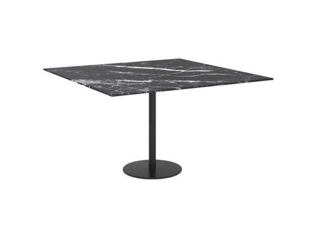 Click here for vidaXL Table Top Black 27.6x27.6 0.2 Tempered Glas... prices
