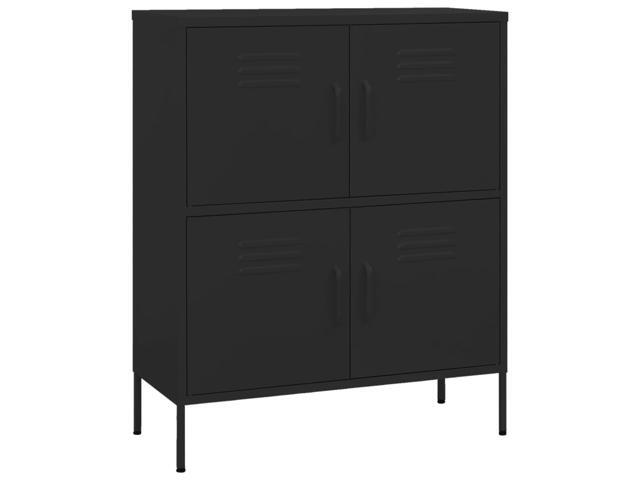 Click here for vidaXL Storage Cabinet Black 31.5x13.8x40 Steel prices