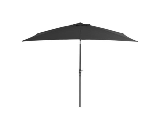 Click here for vidaXL Outdoor Parasol with Metal Pole 118x78.7 An... prices