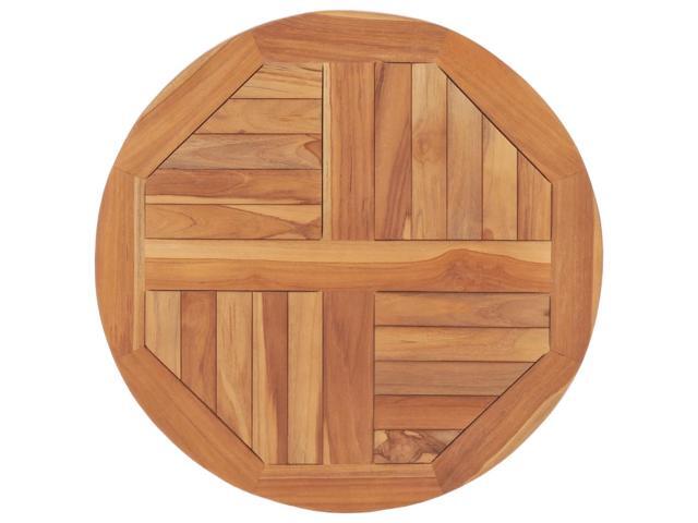 Click here for vidaXL Table Top Solid Teak Wood Round 1 23.6 prices