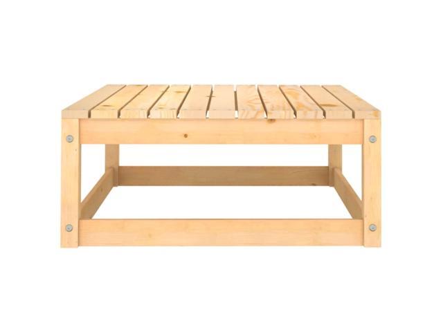 Click here for vidaXL Patio Footstool 27.6x27.6x11.8 Solid Pinewo... prices