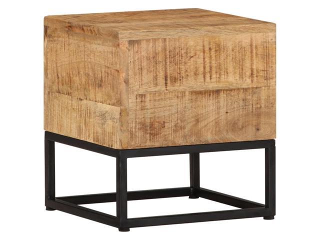 Click here for vidaXL Side Table 11.8x11.8x13 Rough Mango Wood prices