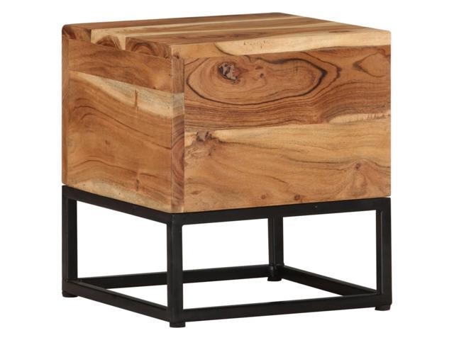 Click here for vidaXL Side Table 11.8x11.8x13 Solid Acacia Wood prices