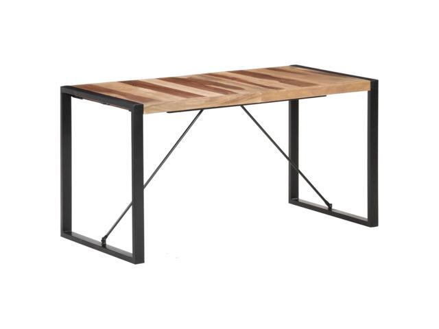 Click here for vidaXL Dining Table 55.1x27.6x29.5 Solid Wood with... prices