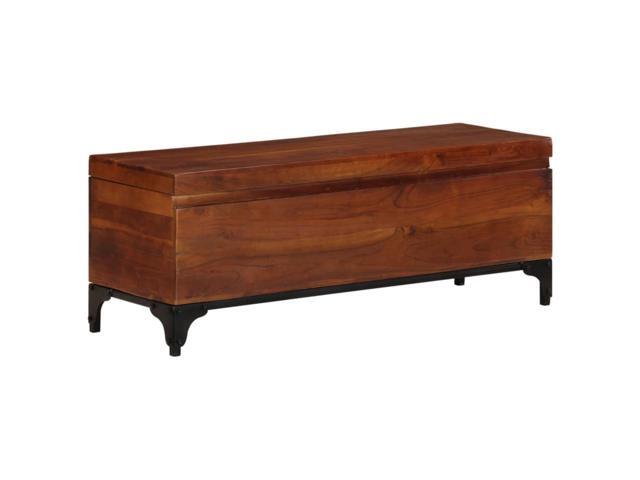 Click here for vidaXL Storage Trunk 43.3x13.8x16.1 Solid Acacia W... prices