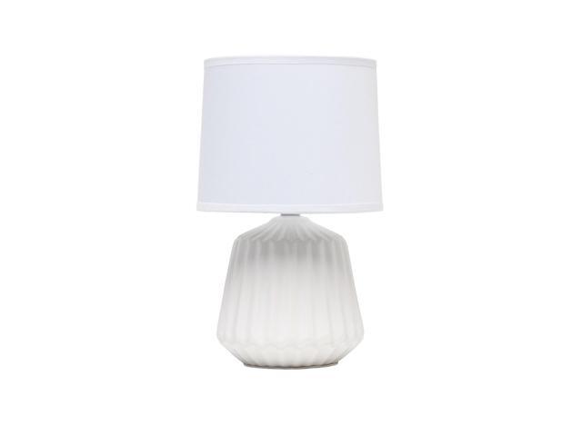 Click here for Simple Designs Petite Off White Pleated Base Table... prices