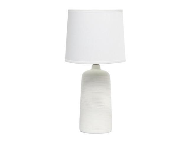 Click here for Simple Designs Textured Linear Ceramic Table Lamp... prices