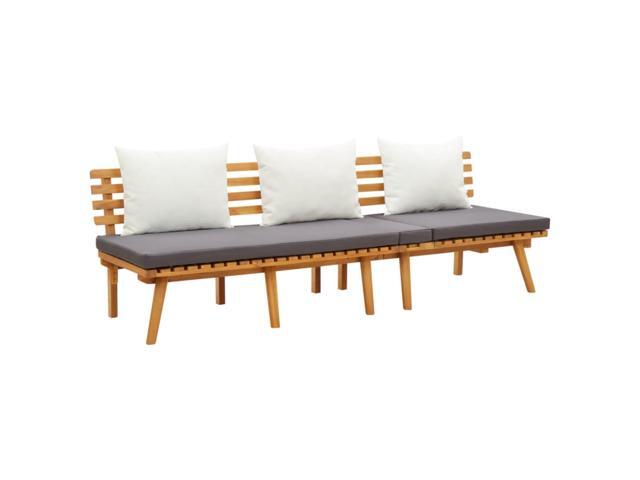 Click here for vidaXL Day Bed 78.7x25.6 Solid Acacia Wood prices