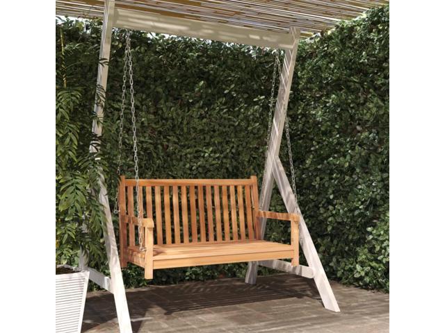 Click here for vidaXL Swing Bench Solid Teak Wood 44.9x23.6x25.2 prices