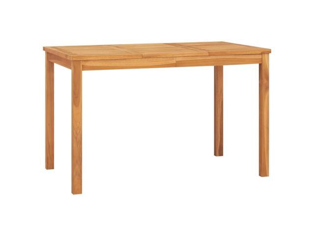 Click here for vidaXL Patio Dining Table 47.2x27.6x30.3 Solid Tea... prices