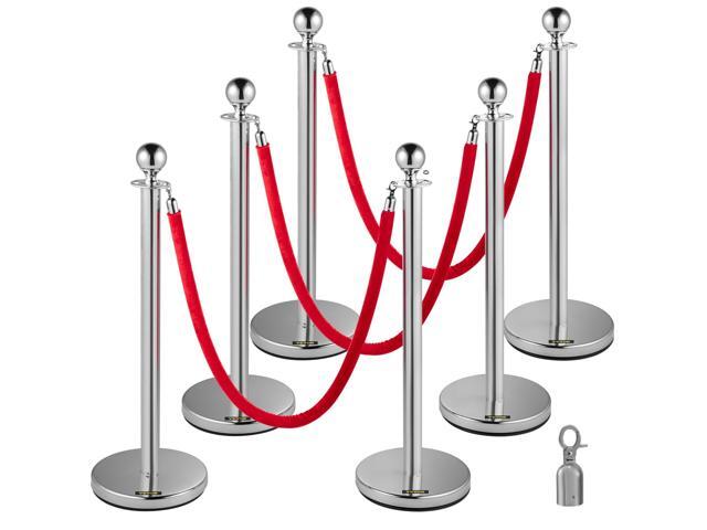 Click here for VEVOR 6pcs Queue Posts W/ Red Rope Film Festivals... prices