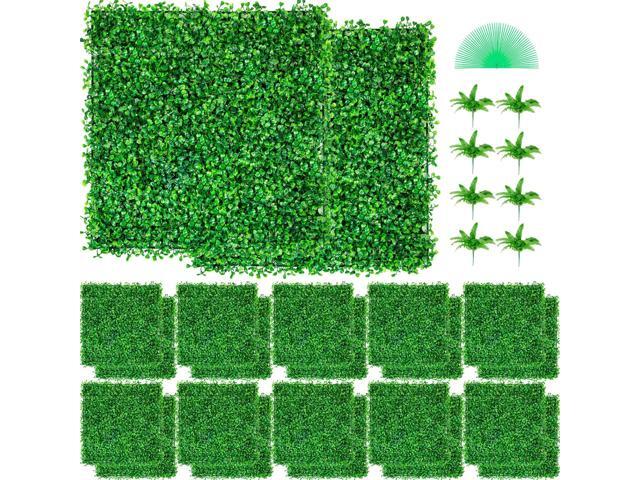 Click here for VEVOR Artificial Boxwood Panel Hedge Decor 24 Pcs... prices