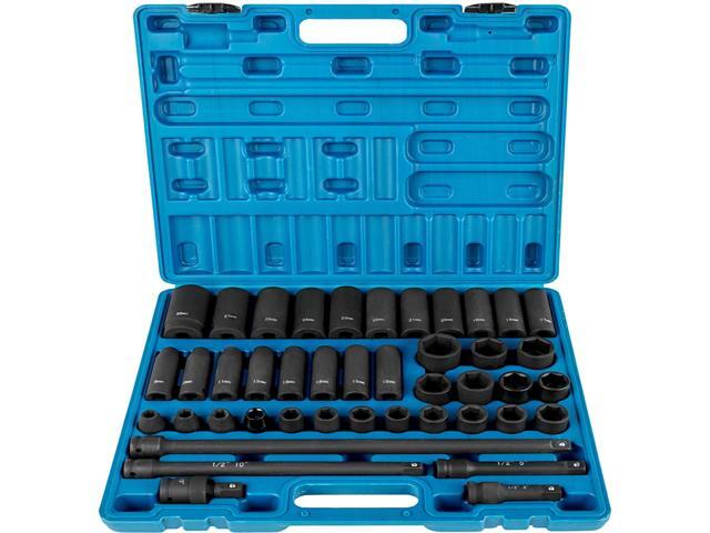 Click here for VEVOR 43 Pcs Impact Socket Set 1/2 Inch Ase Standa... prices